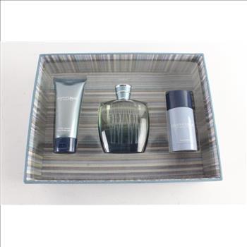 Graphite Blue By Realities Mens Three Piece Fragrance Set | Property Room