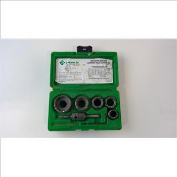 Greenlee 655 Quick Change Carbide Hole Cutter Kit | Property Room