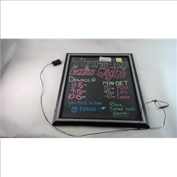 GreenLight Illuminated White Board | Property Room