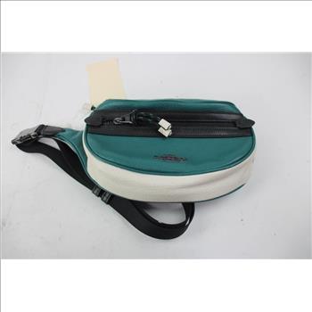 Green/White Coach Fanny Pack | Property Room