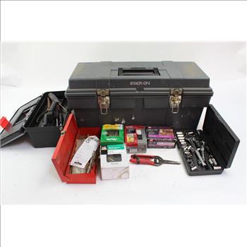 Grey Toolbox With Spax Construction Screws, Lath Screws And More ...