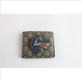 Gucci Bifold GG Supreme Wolf Wallet | Property Room