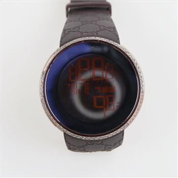 Gucci Digital 114-2 1.00cts TW Diamond Watch-Evaluated By Our Certified ...