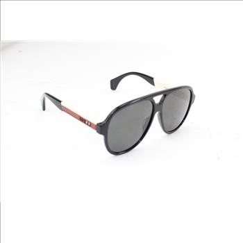 Gucci GG0463S 002 Black/Polarised Grey | Property Room