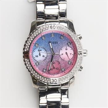 Guess Crystal Accent Chronograph Waterpro Watch | Property Room