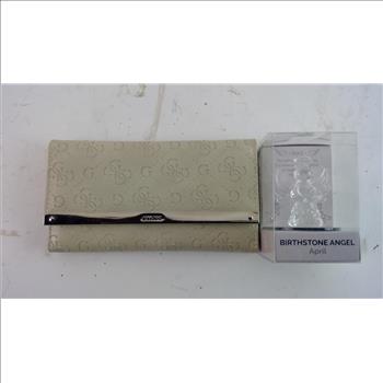 Guess Wallet And Birthstone Angel, Two Pieces | Property Room