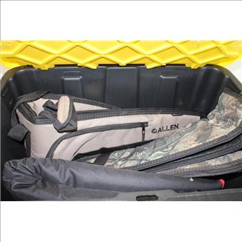 HDX Plastic Tote With Rifle Cases & Pistol Holsters, 5+ Pieces ...