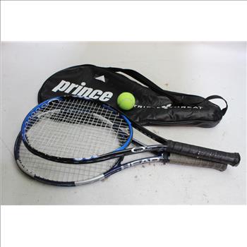 Head, Prince Tennis Rackets And Penn Balll 3 Pieces | Property Room
