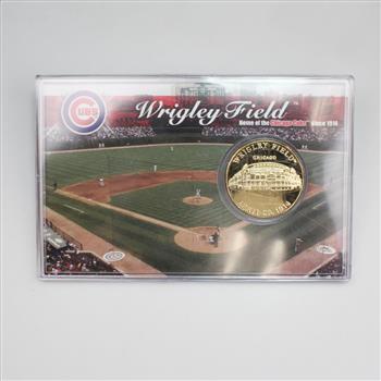 Highland Mint Chicago Cubs Wrigley Field Medallion | Property Room