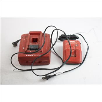 Hilti Compact Batteries And Chargers, 5+ Pieces | Property Room