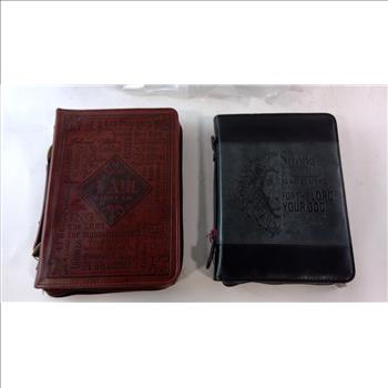 Holy Bibles In Faux Leather Cases, 6 Pieces | Property Room