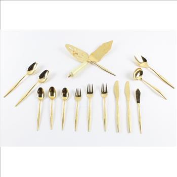Horentine Gold Plated Silverware, 20+ Pieces | Property Room