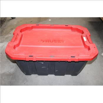 Husky Red/Black Container With Milwaukee Pry Bar Set | Property Room