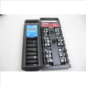 Husky Stubby Tool Set, Hart 3/8" Impact Socket Set, And Ultra Steel ...