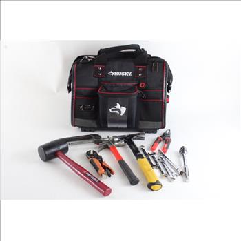 Husky Tool Bag With Tools, 10+ Pieces | Property Room