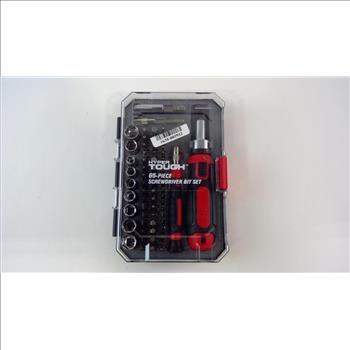 Hyper Tough 65 Piece Screwdriver Bit Set | Property Room
