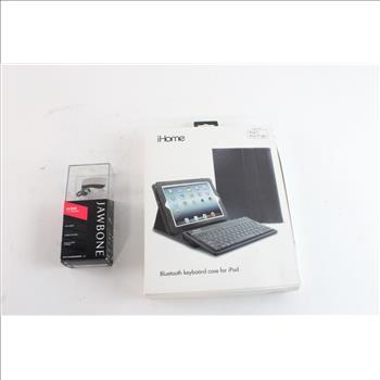 IHome Bluetooth Keyboard Case For Ipad 2/3rd Gen & Jawbone Icon Device ...