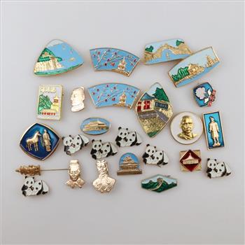 International Assorted Pins, 20+ Pieces | Property Room
