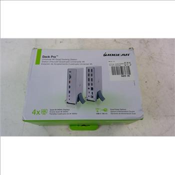 Iogear Dock Pro Universal 4k Quad Docking Station | Property Room