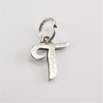 James Avery Silver Initial T Charm | Property Room