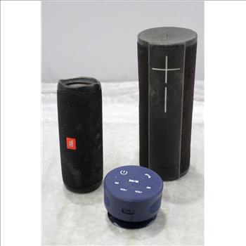 JBL; Ultimate Ears; Atomi; 3 Bluetooth Speakers | Property Room