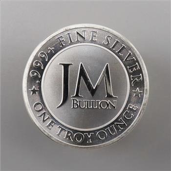JM Bullion Fine Silver One Troy Oz. Round | Property Room