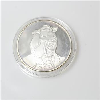Joe Camel 1 Tory Oz .999 Silver Coin | Property Room