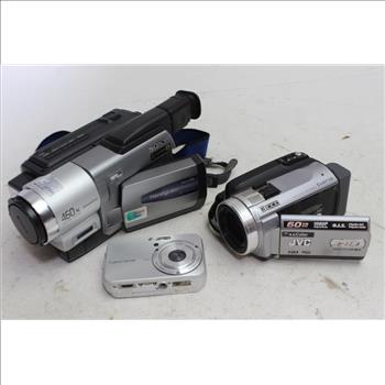 Jvc Camcorder, Sony Camera, Camera Recorder 3 Pieces | Property Room