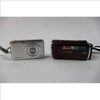 JVC Video Camera, And Sony Digital Camera, 2 Pieces | Property Room
