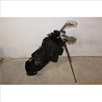 Knight Golf Bag With Clubs, 13 Pieces | Property Room