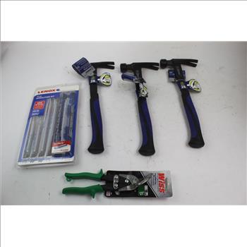 Kobalt Hammer, Wiss Shear, Lenox Demolition Kit: 5 Items | Property Room
