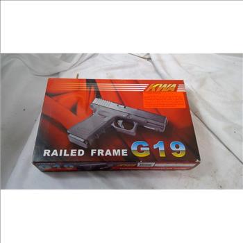 KWA Railed Framed G19 Semiautomatic Combat Air Pistol | Property Room
