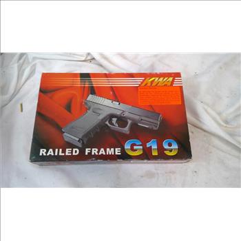 KWA Railed Framed G19 Semiautomatic Combat Air Pistol | Property Room