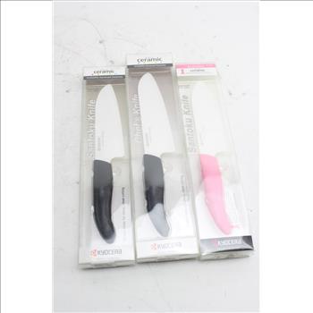 Kyocera Advanced Ceramics Knives; 3 Pieces | Property Room