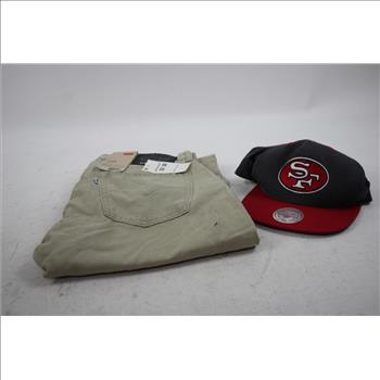 Levi's, Mitchell & Ness Mens Clothing Lot, 2 Pieces | Property Room
