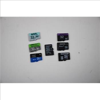 Lexar And More Micro SDHC Card Bulk Lot, 7 Pieces | Property Room