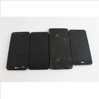 LG Cell Phone Lot, 4 Pieces, Sold For Parts | Property Room