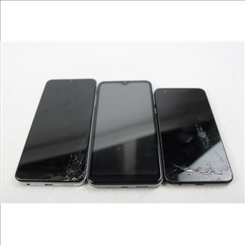 Lg, Sky Dev, Celero Cell Phone Lot, 3 Pieces, Sold For Parts | Property ...