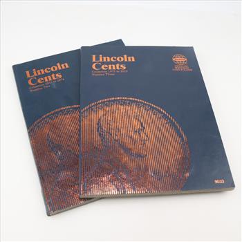 Lincoln Cents Collection Bookets, 100+ Pennies (3 Steel ) | Property Room