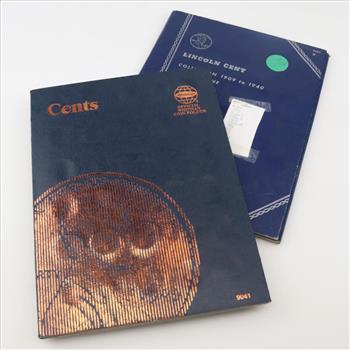 Lincoln Cents Collection Booklet, 75+ Pennies (8 Steel) | Property Room