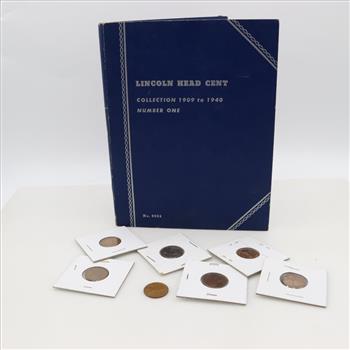 Lincoln Head Cent Booklet And Lincoln Pennies; 9+ Pieces | Property Room