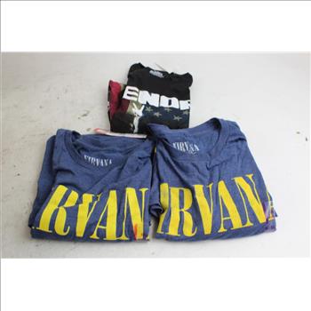 Live Nation Merchandise Shirts: Hendrix, Nirvana: 3 Items | Property Room