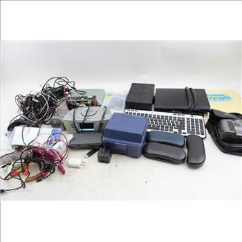 Logitech Keyboard, Sony DVD Player, Vaultz Box, And More, 20+ Pieces ...
