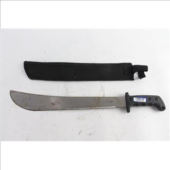 Machete With Black And Blue Handle | Property Room