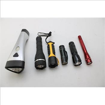 Maglite, Garrity, & More Assorted Flashlights; 5+ Pieces | Property Room