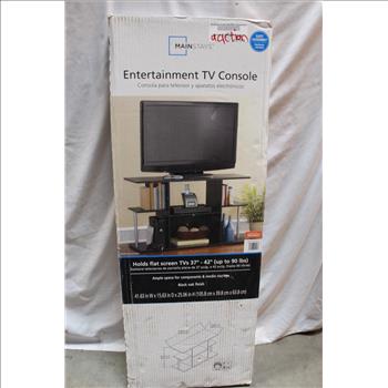 Mainstays Entertainment Tv Console Black Oak Finish Componet & Media ...