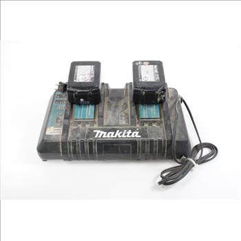 Makita Battery Charger And Batteries, 3 Pieces | Property Room