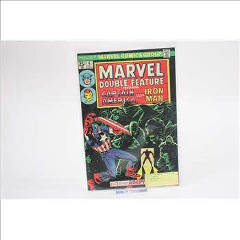 Marvel Double Feature Captain America And Iron #6, 1974 Marvel ...