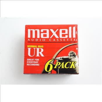 Maxell Cassette Tapes, 6-packs, 35+ Pieces | Property Room