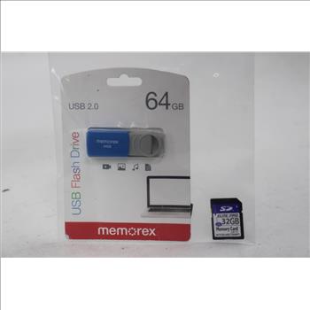 Memorix Hard Drive And SD Card 32-64GB | Property Room